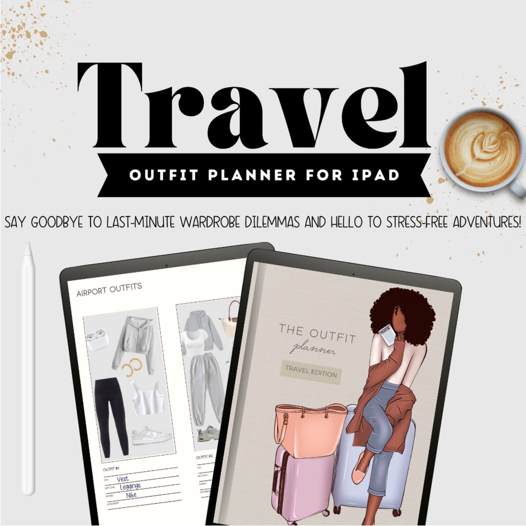 Daily Outfit Planner for Travel, Packing List, Travel Essentials ...