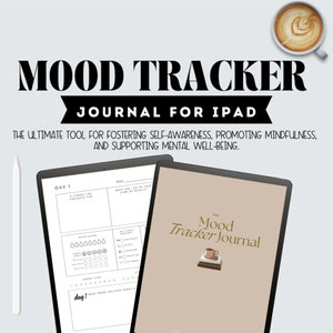 Emotion Tracker, Mood Tracker Journal, Anxiety Relief Journal ...