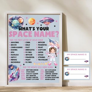 What's Your Space Name Game, Astronaut Girl Birthday Party, Out of This ...