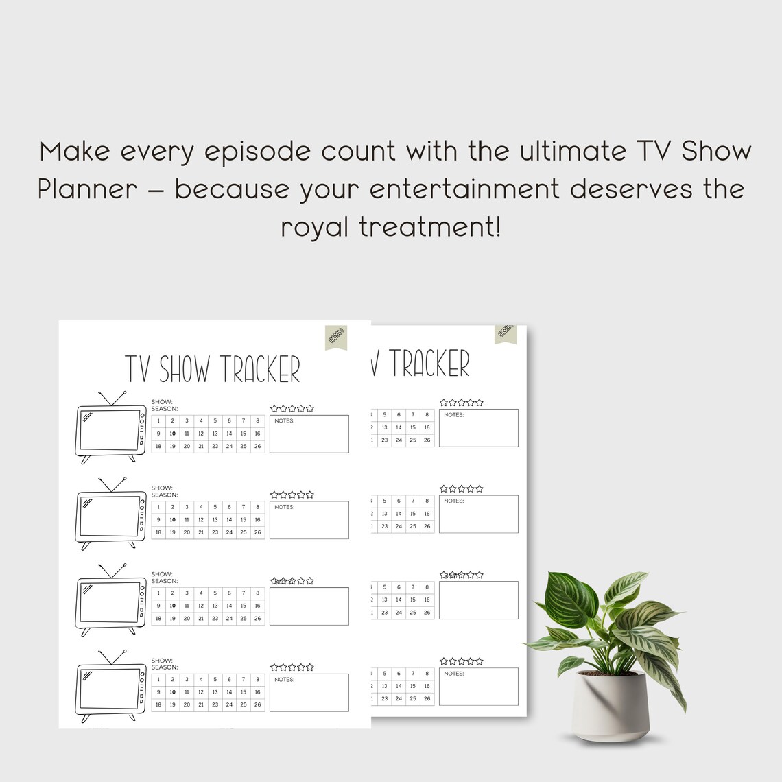 TV Show Planner, Season Tracker, Binge Watching, Show to Watch List ...