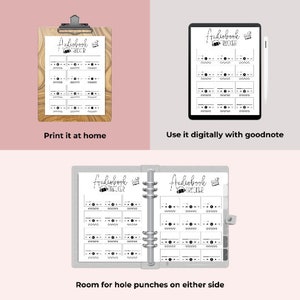 Audiobook Tracker, Audiobook Log, Printable Book Tracker, Reading ...