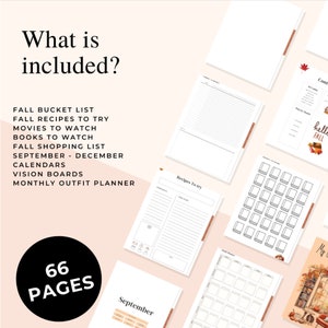 Autumn Girl Planner, My Cozy Fall Planner, Digital Autumn Planner ...
