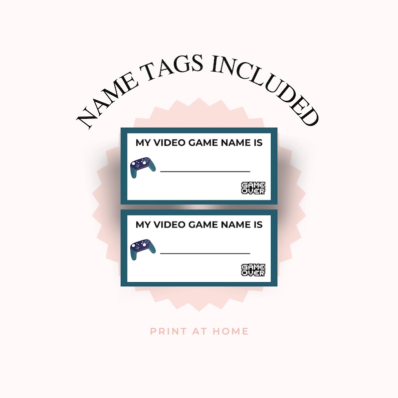 Video Game Birthday Party Game, Boy Gamer Party Decor, Level up ...