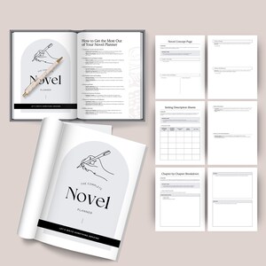 Novel Outline Planner, Plot Planner, Character Development Workbook, Character Profile, Book ...