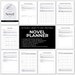 Novel Outline Planner, Plot Planner, Character Development Workbook, Character Profile, Book ...