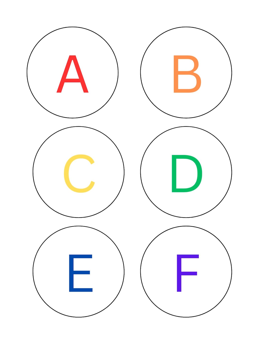 DIY Rainbow Alphabet Garland | Printable Colorful Banner for Kids ...