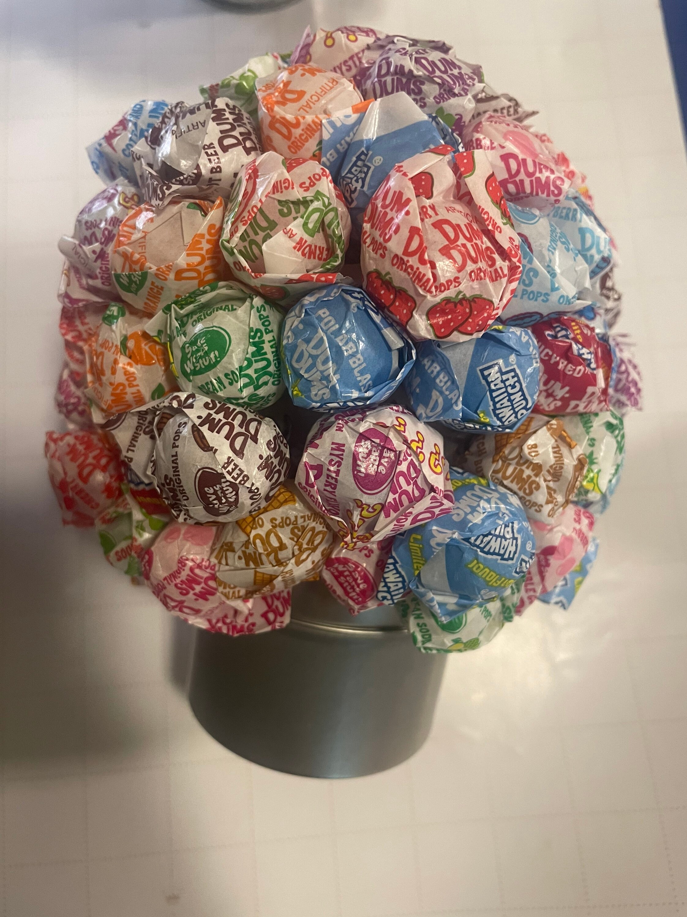 Mini Candy Bouquet, Lollipop Candy Basket, Dum Dum Basket - Etsy