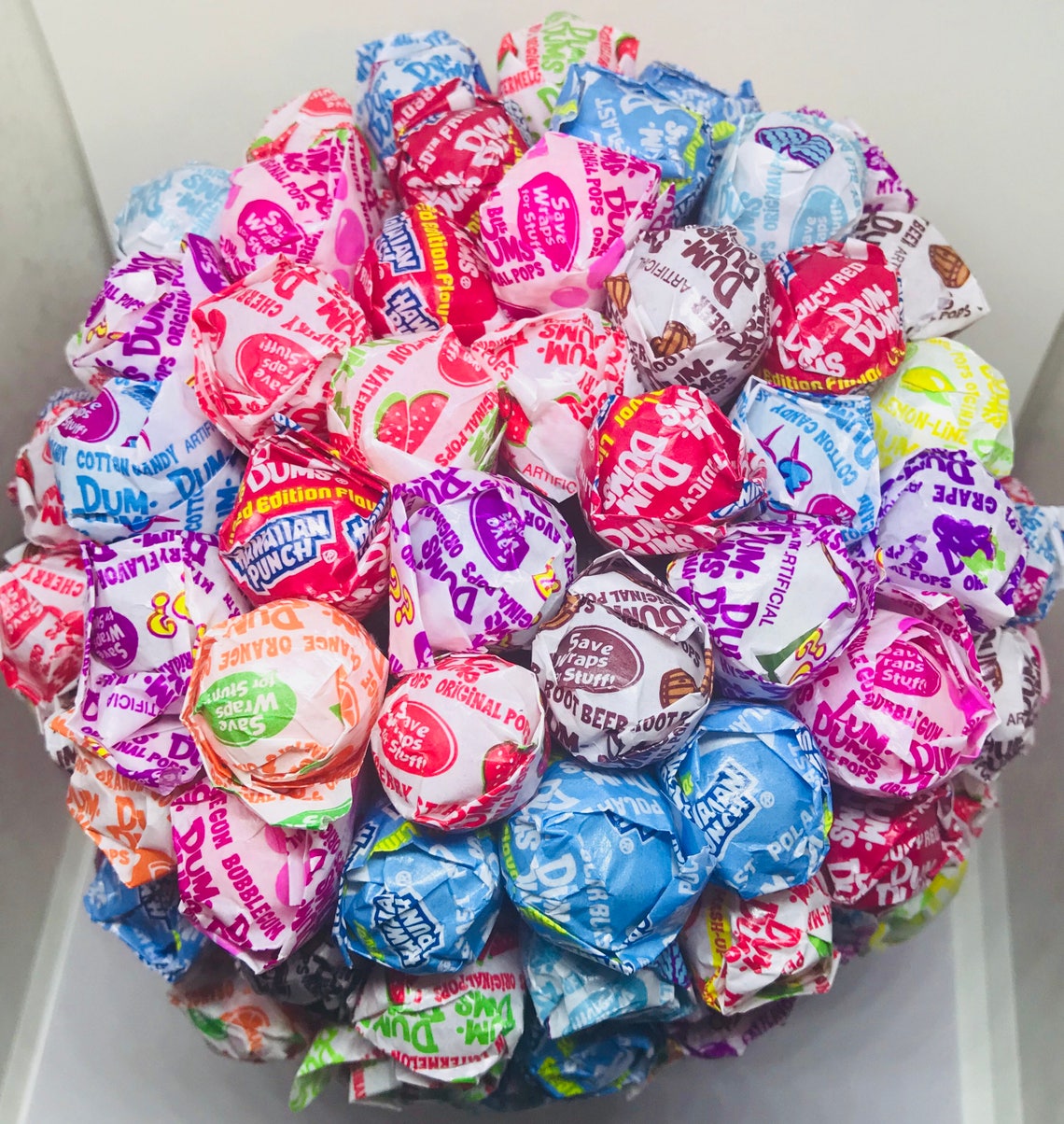 Candy Bouquet Lollipop Candy Basket Dum Dum Basket | Etsy