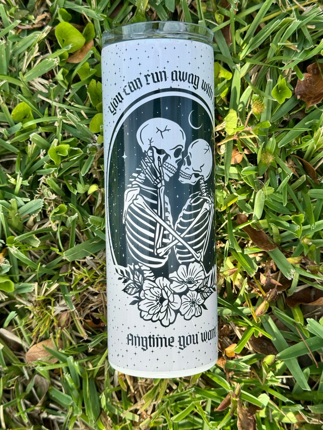 Skeleton Tumbler | MCR Inspired | Emo Cup - Etsy