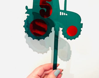 Personalised Cake Topper Miniature Model Tractor 7cm Toy Car - Etsy UK