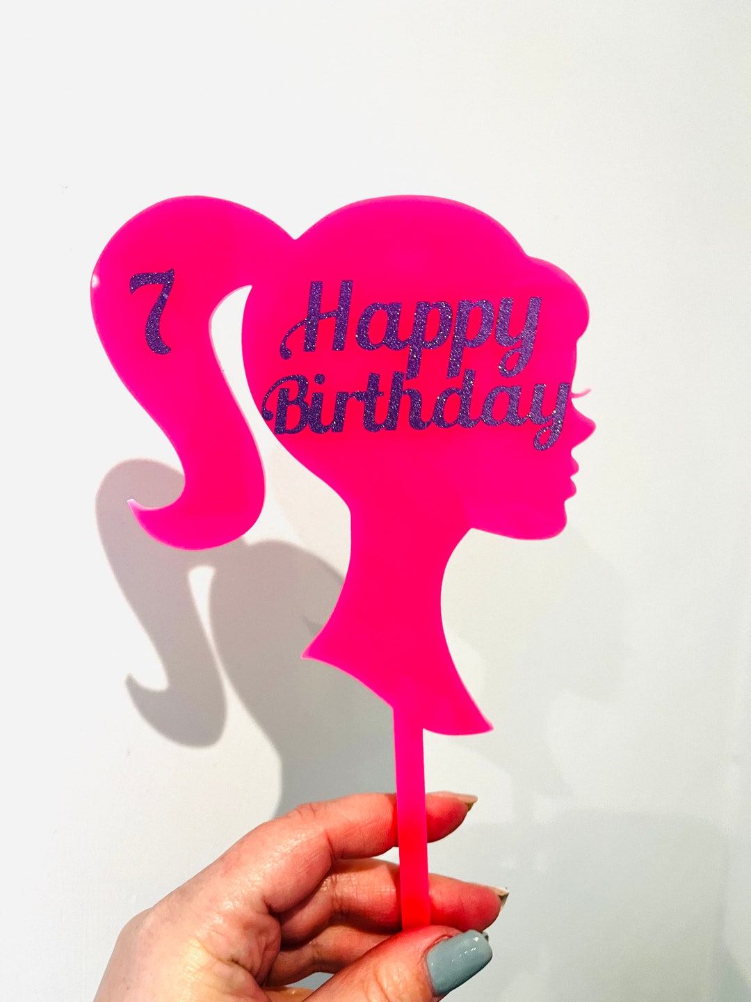Barbie Themed Cake Topper - Etsy