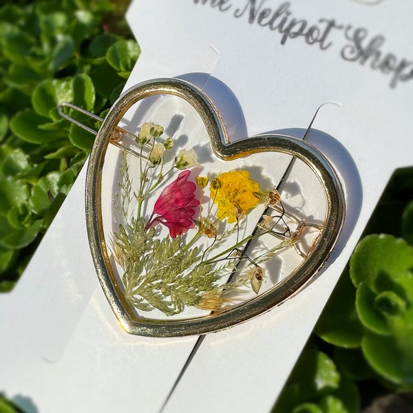 Real Flower Hair Pin - Etsy