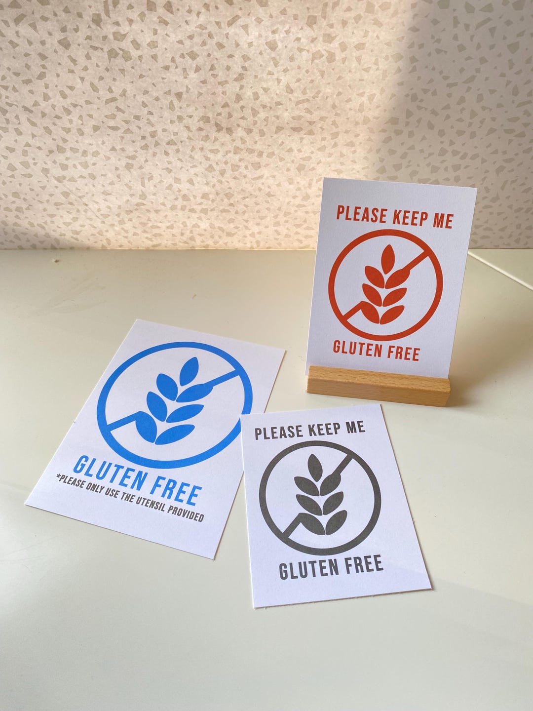 Gluten Free Food Labels: Party Buffet Signs (instant Download) - Etsy