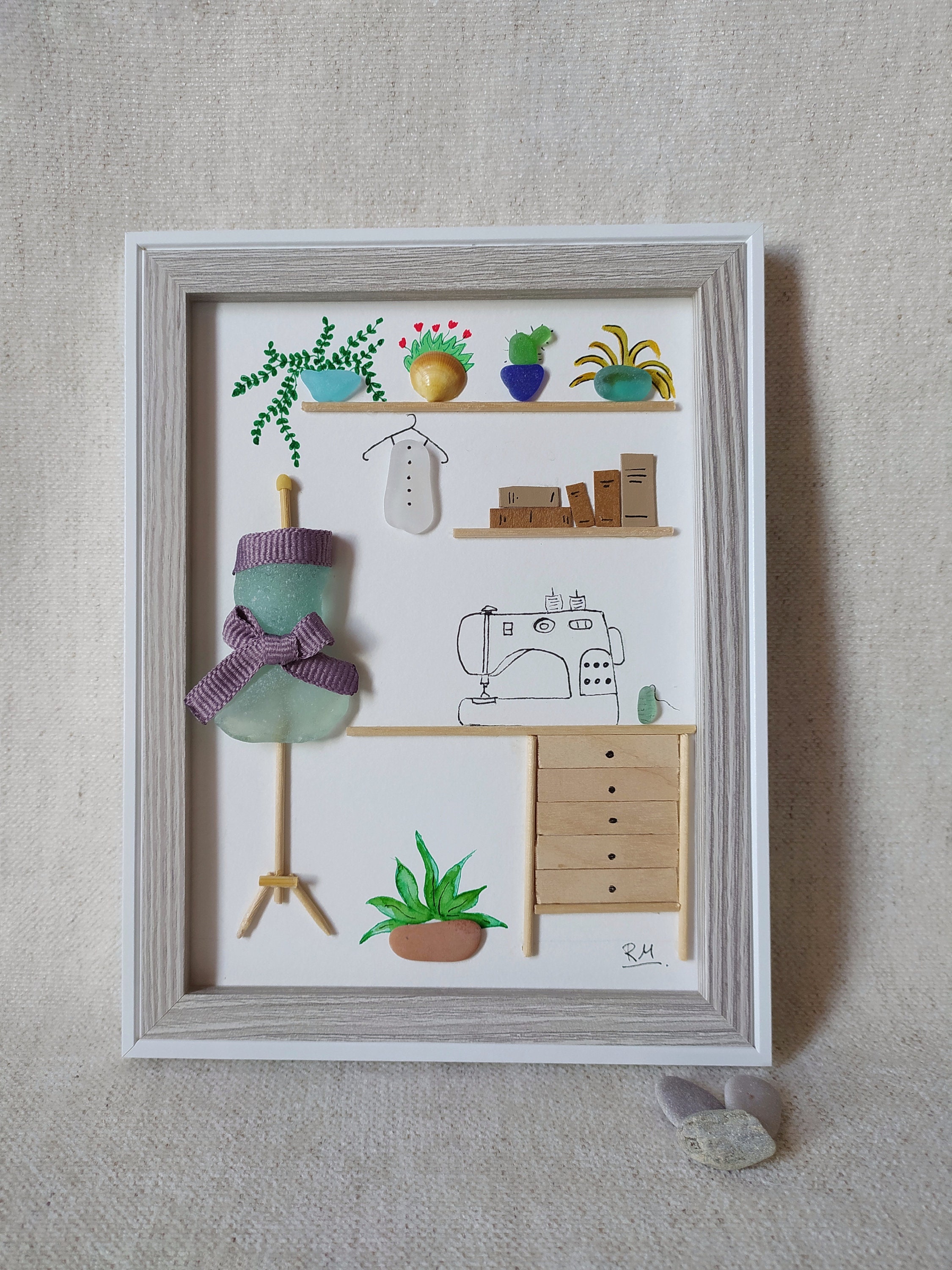 Handmade Painting for Handicraft Room Painting With Sea - Etsy