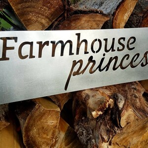 Princess Sign / Farmhouse Princess Sign / Girls Bedroom Sign ...