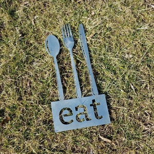 Eat Sign / Kitchen Sign / Metal Eat Sign / Metal Sign / Home Sign ...