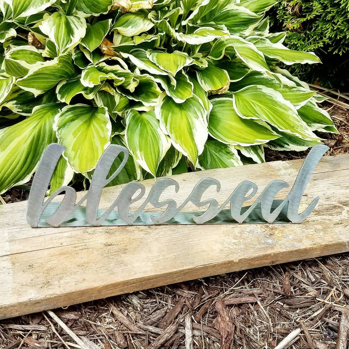 Blessed Sign / Metal Sign / Bridesmaid Gift / Wedding Sign / | Etsy