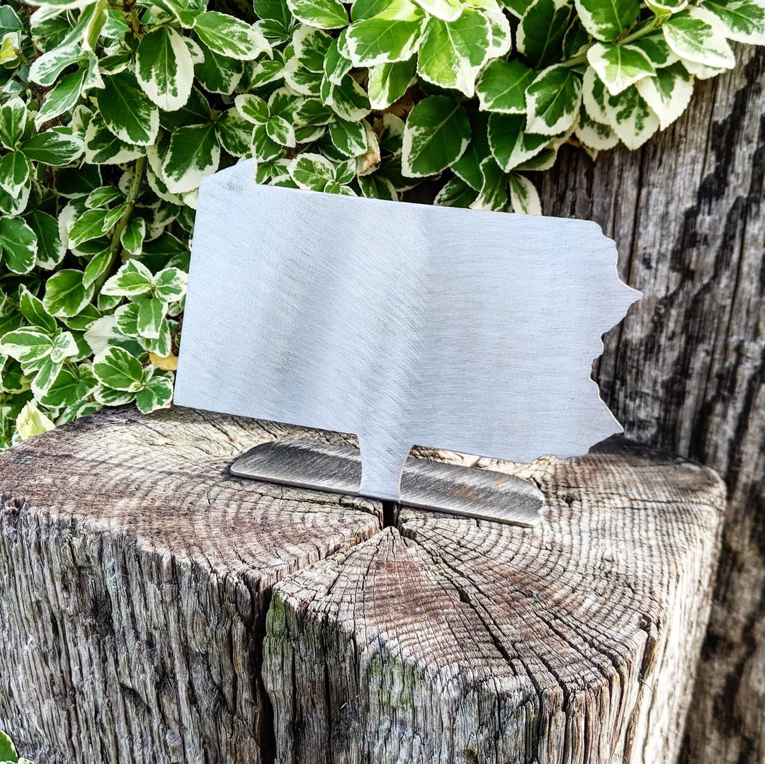 Metal Pennsylvania State Desktop Sign - Etsy