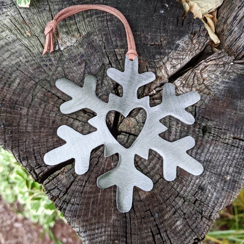 Metal.snowflake Earrings - Etsy