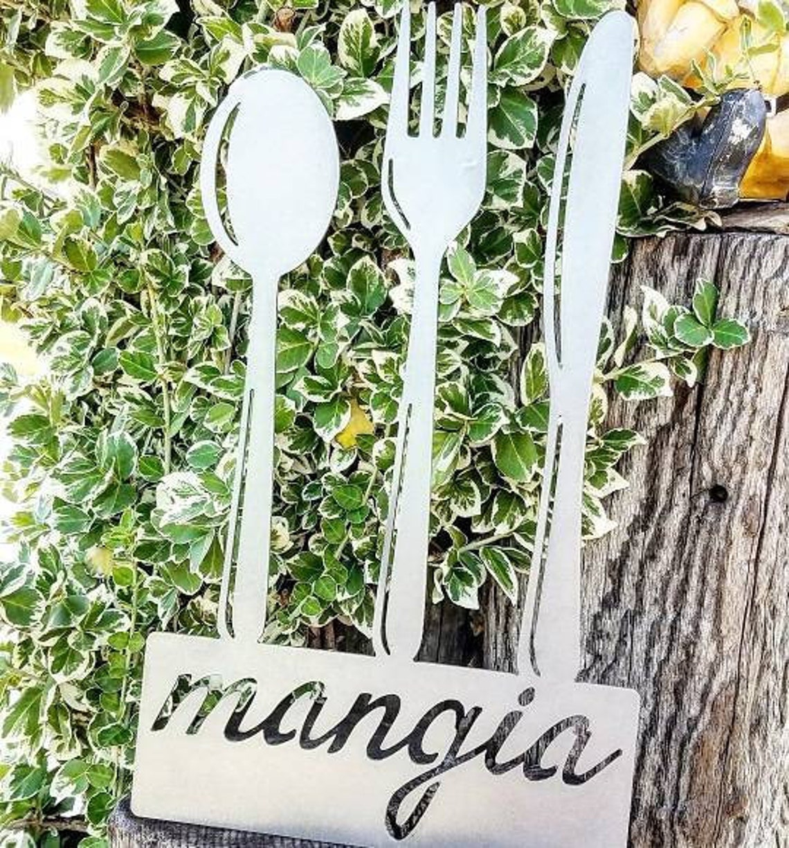 Mangia Sign Eat Sign Kitchen Sign Italian Sign Metal Sign Home - Etsy