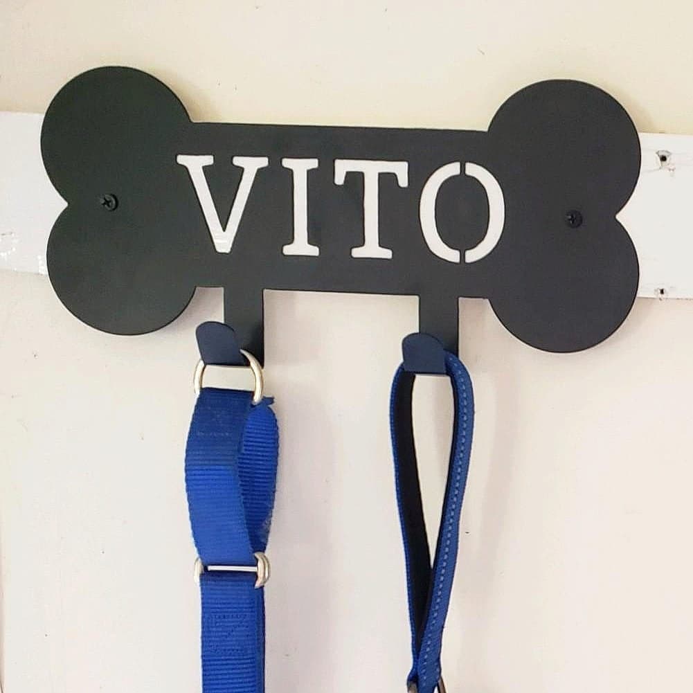 Metal Dog Leash Holder Sign | Etsy