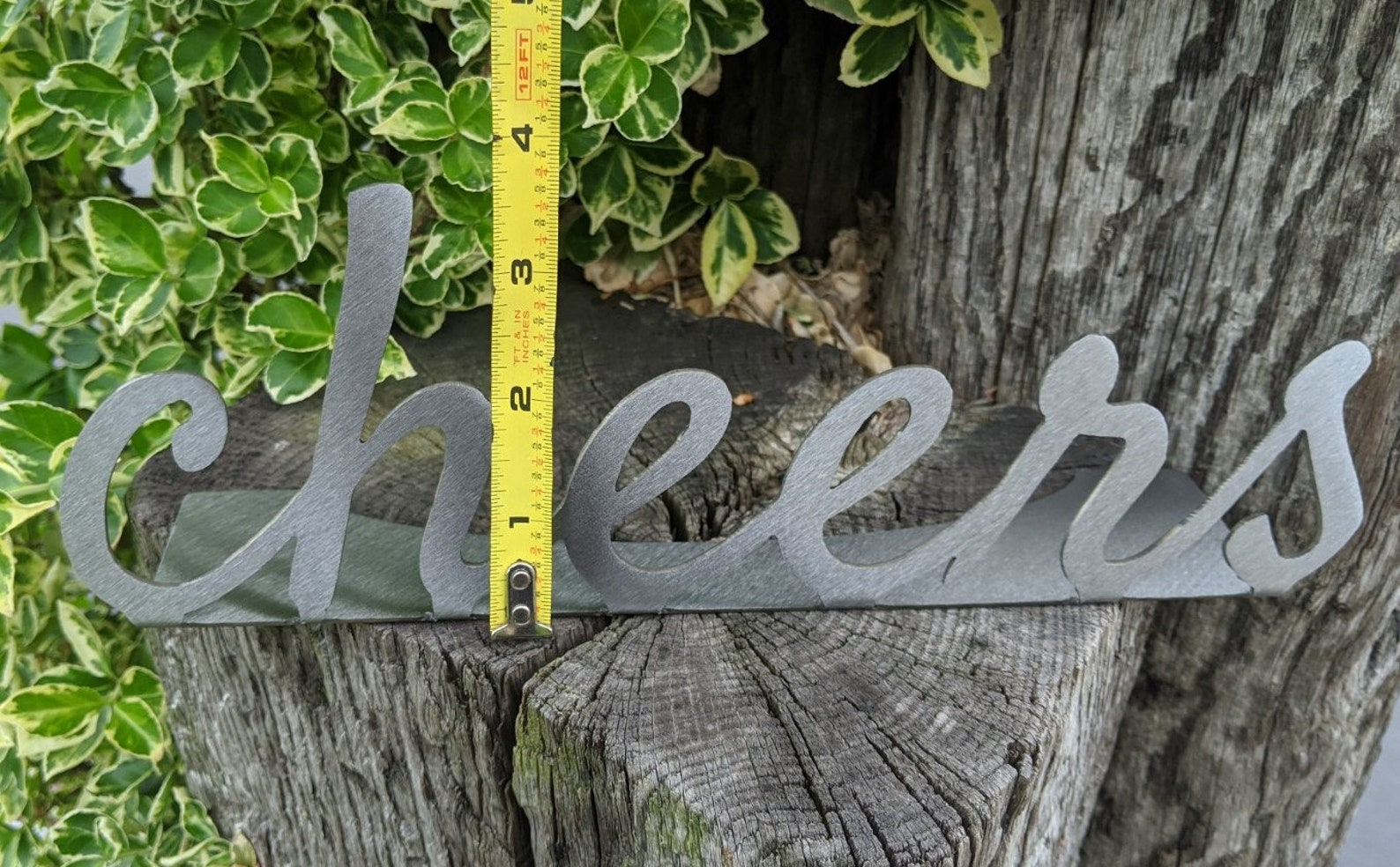 Metal Cheers Bar Sign - Etsy