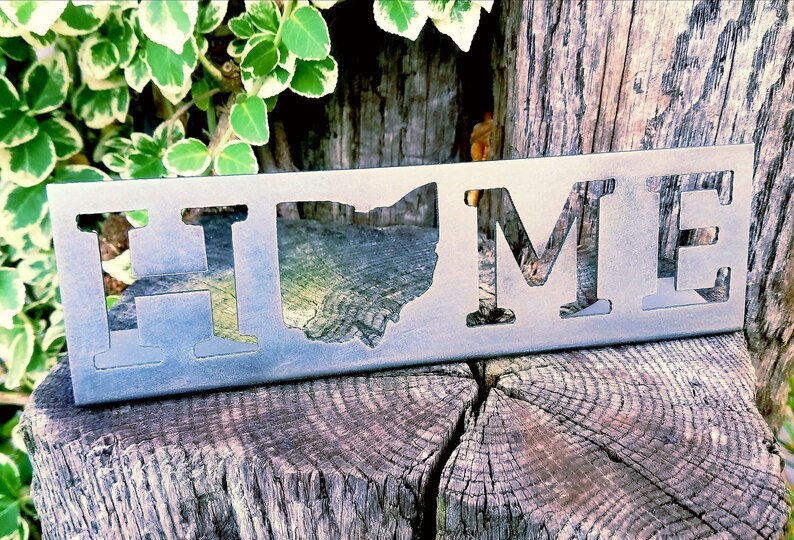 Ohio Home Metal Desktop Sign - Etsy