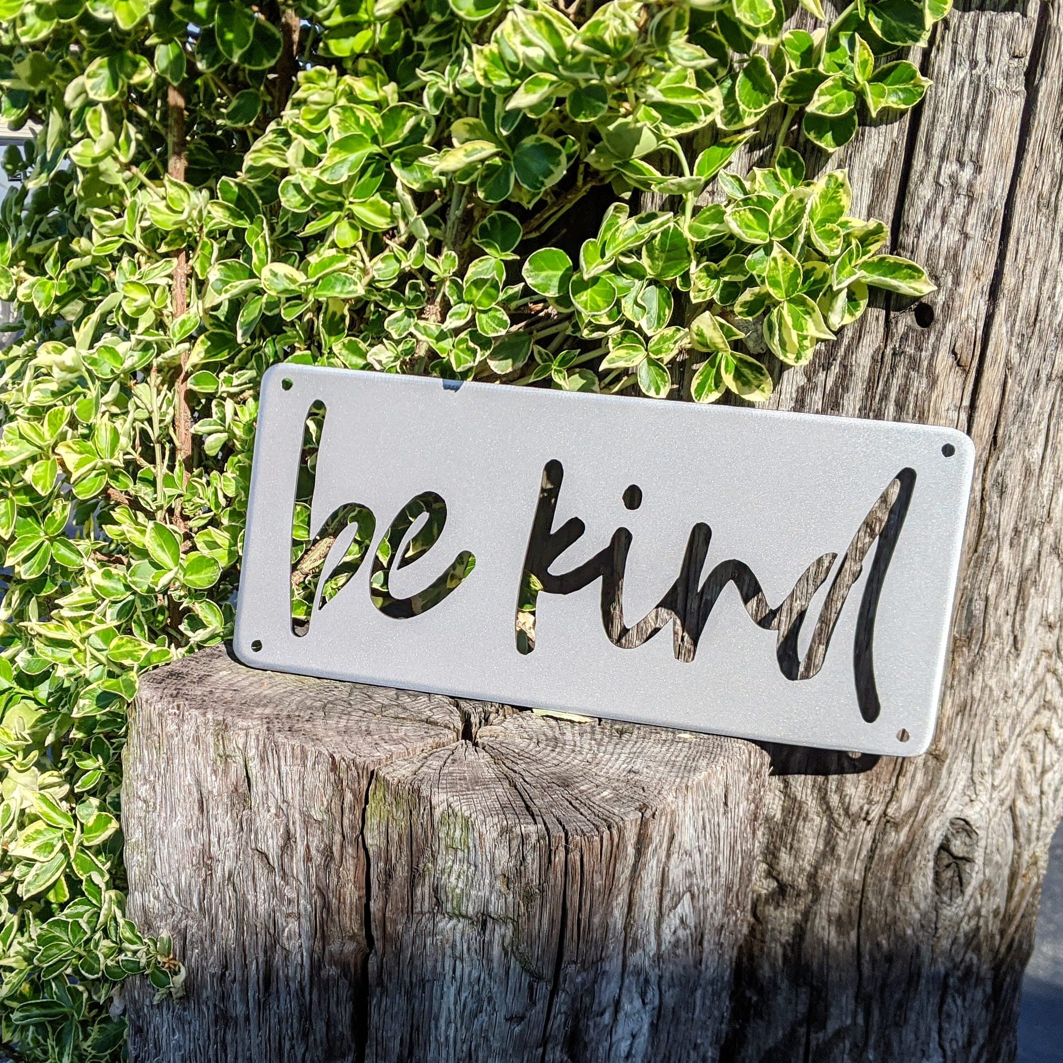 Be Kind Metal Wall Sign | Etsy