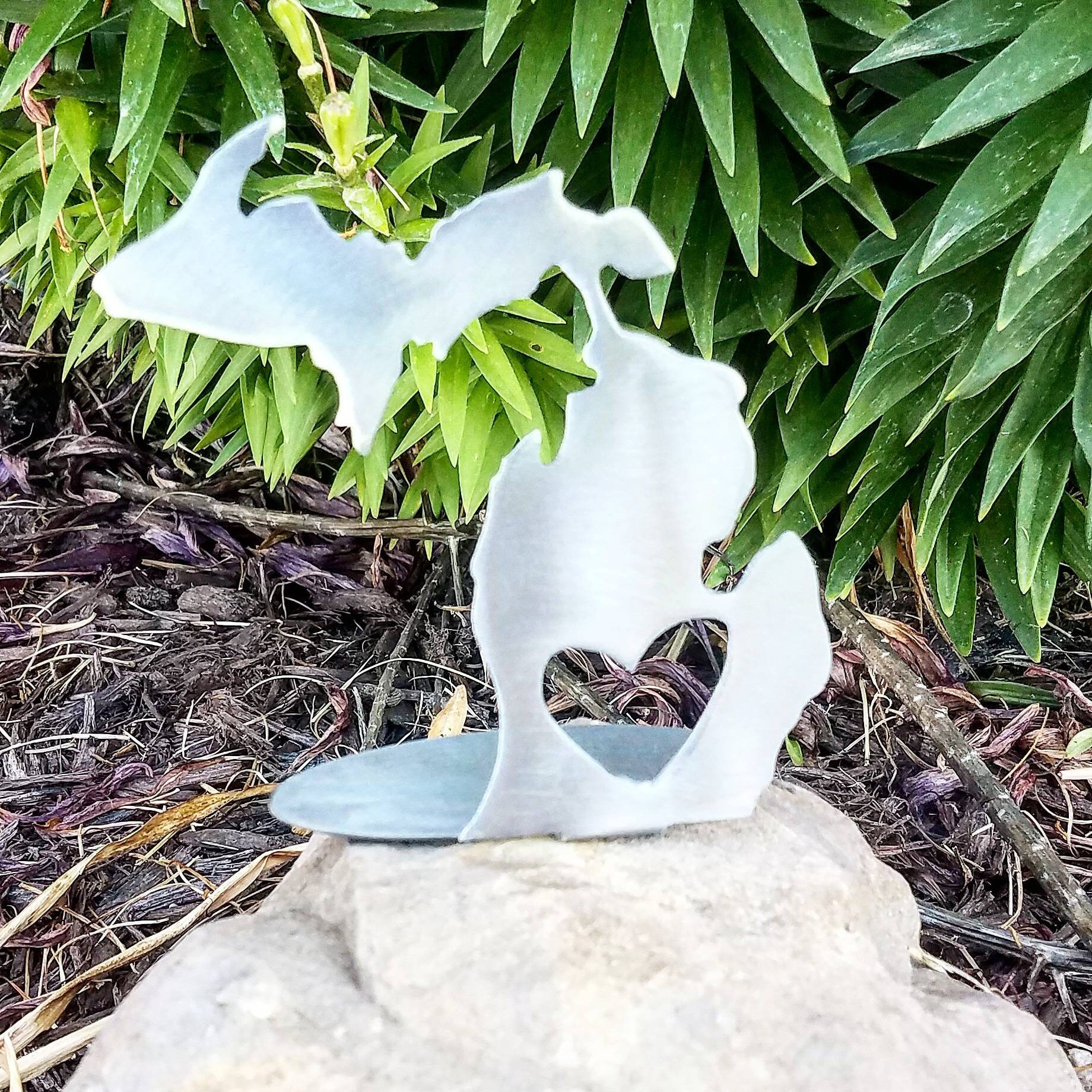 Metal Michigan State Desktop Sign | Etsy