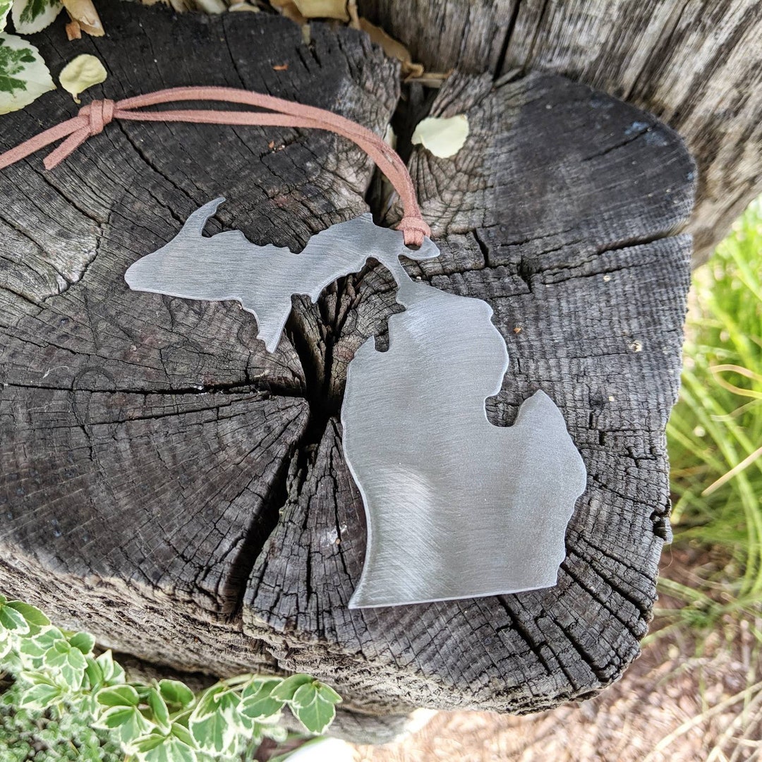 Metal Michigan State Ornament - Etsy