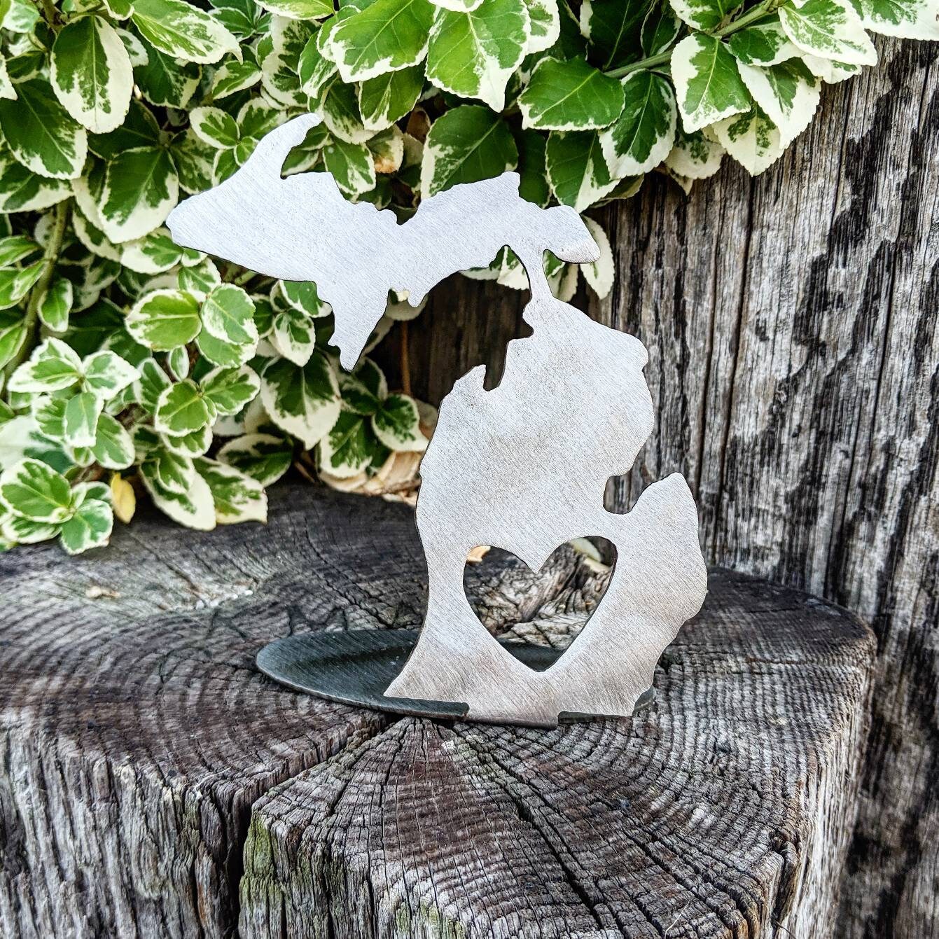 Metal Michigan State Desktop Sign | Etsy