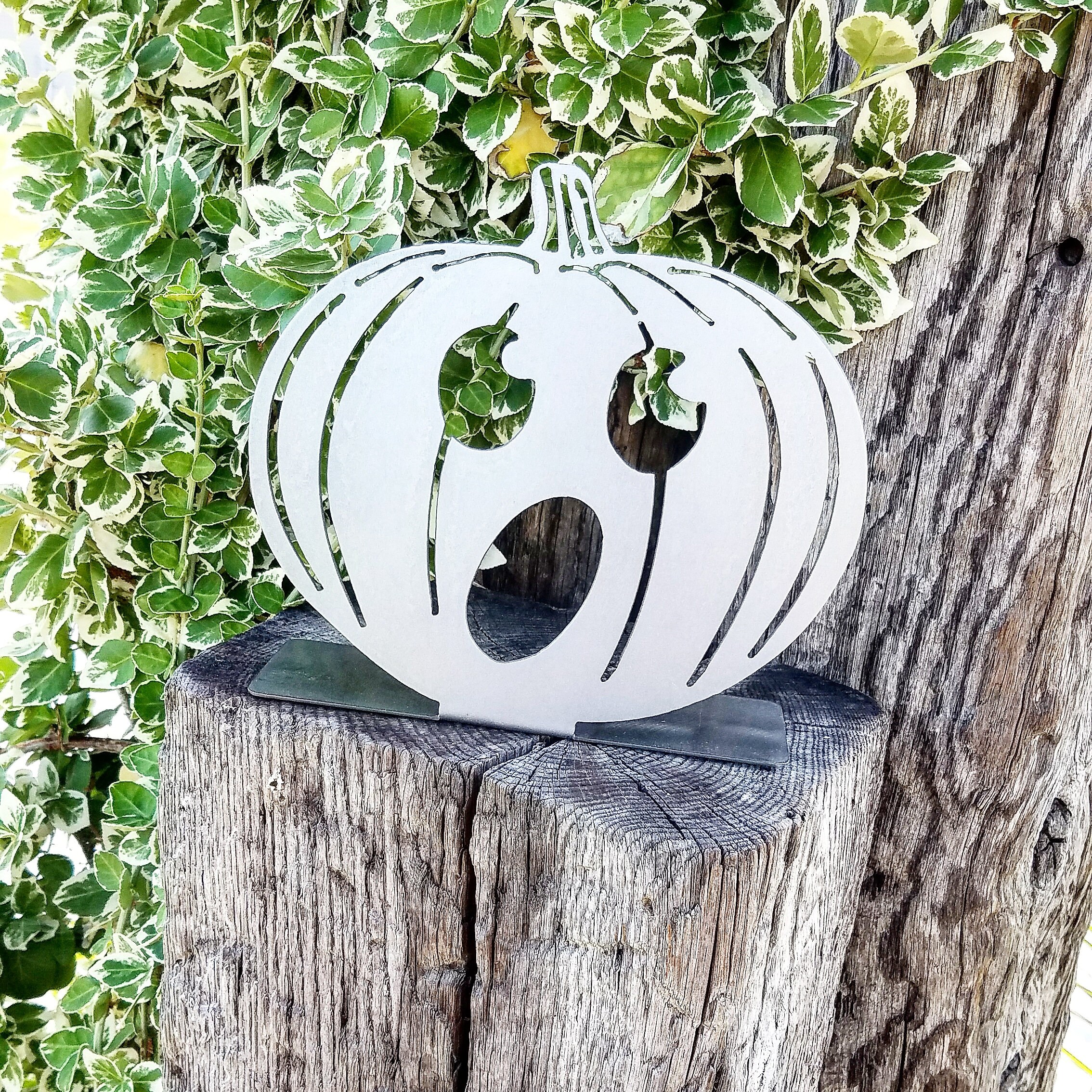 Metal Pumpkin / Pumpkin Sign / Fall Decor / Jack O Lantern / | Etsy