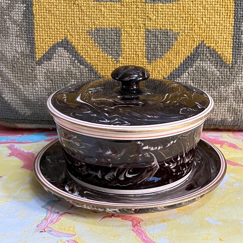 Antique. Butter Dish - Etsy UK