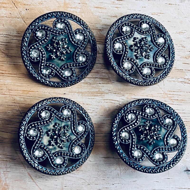 Cut Steel Buttons - Etsy