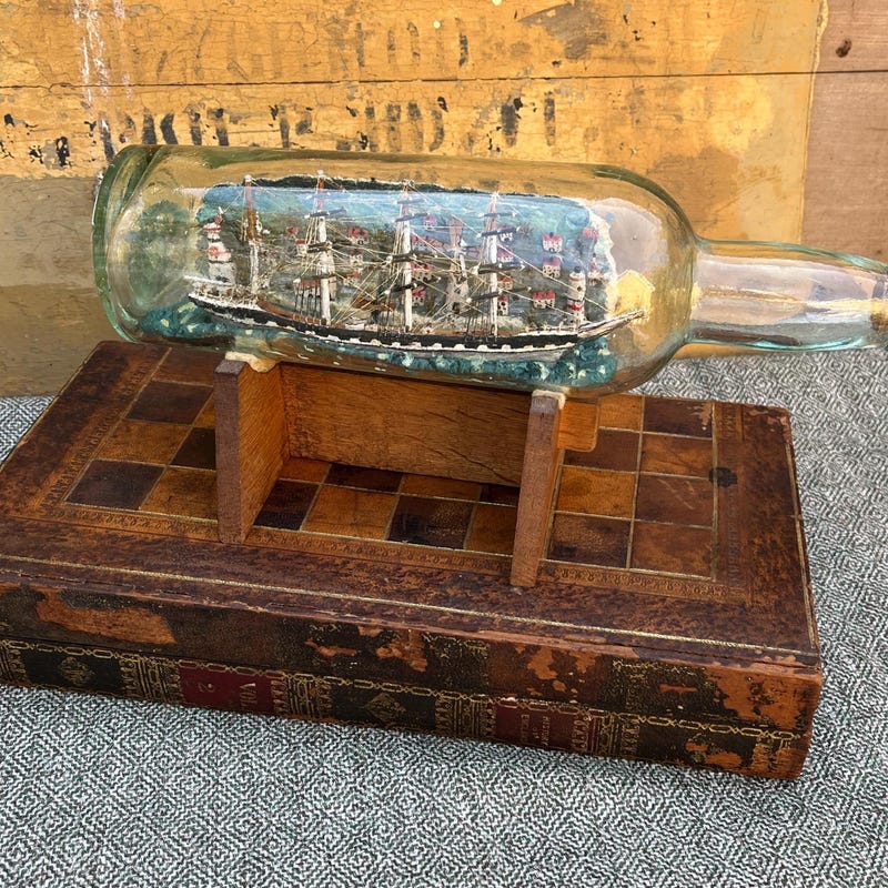 Vintage Bottle Diorama - Etsy
