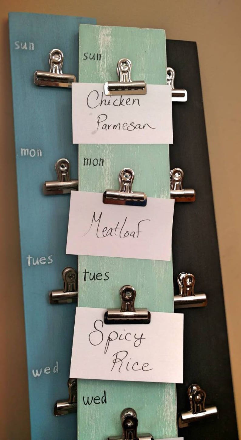 Menu Board - Meal Planning - Organization - Etsy