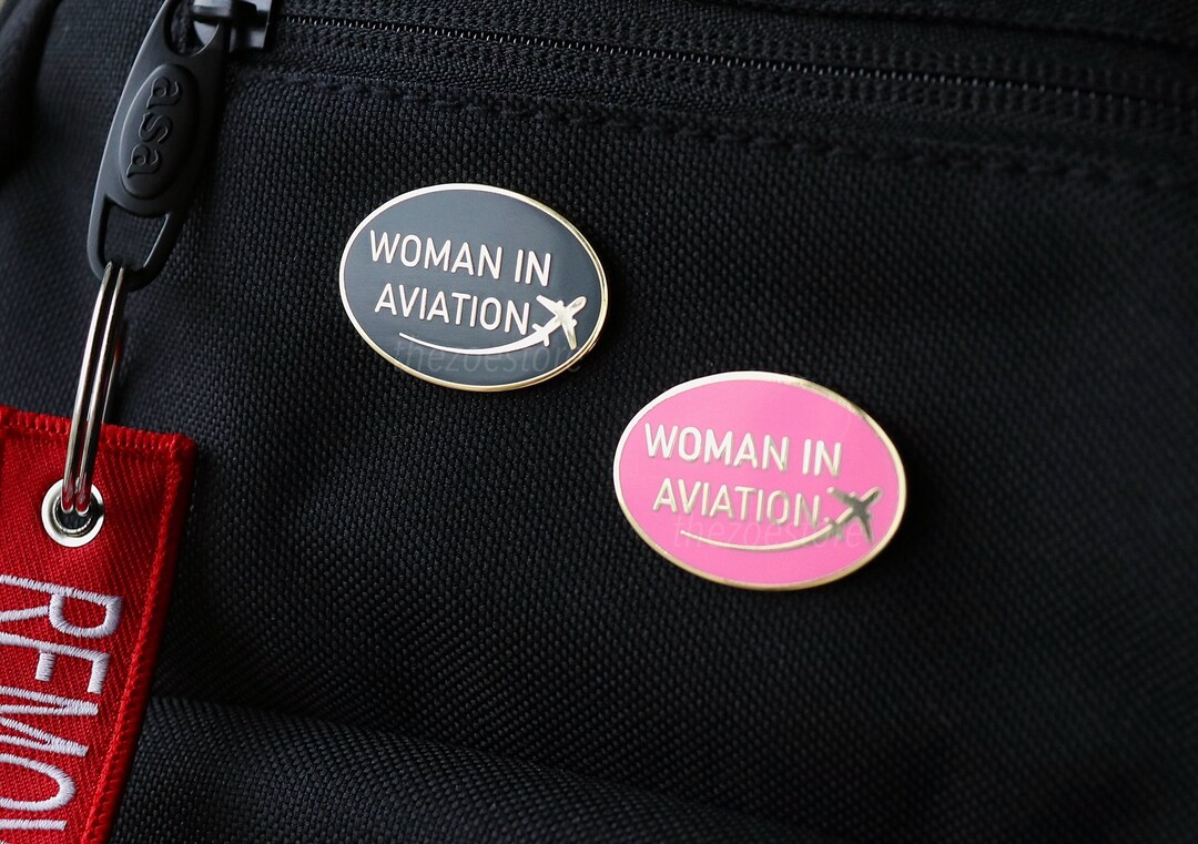 Woman in Aviation Pin, Pilot, Female Pilot Gift, Enamel Pin, 1.25”, - Etsy