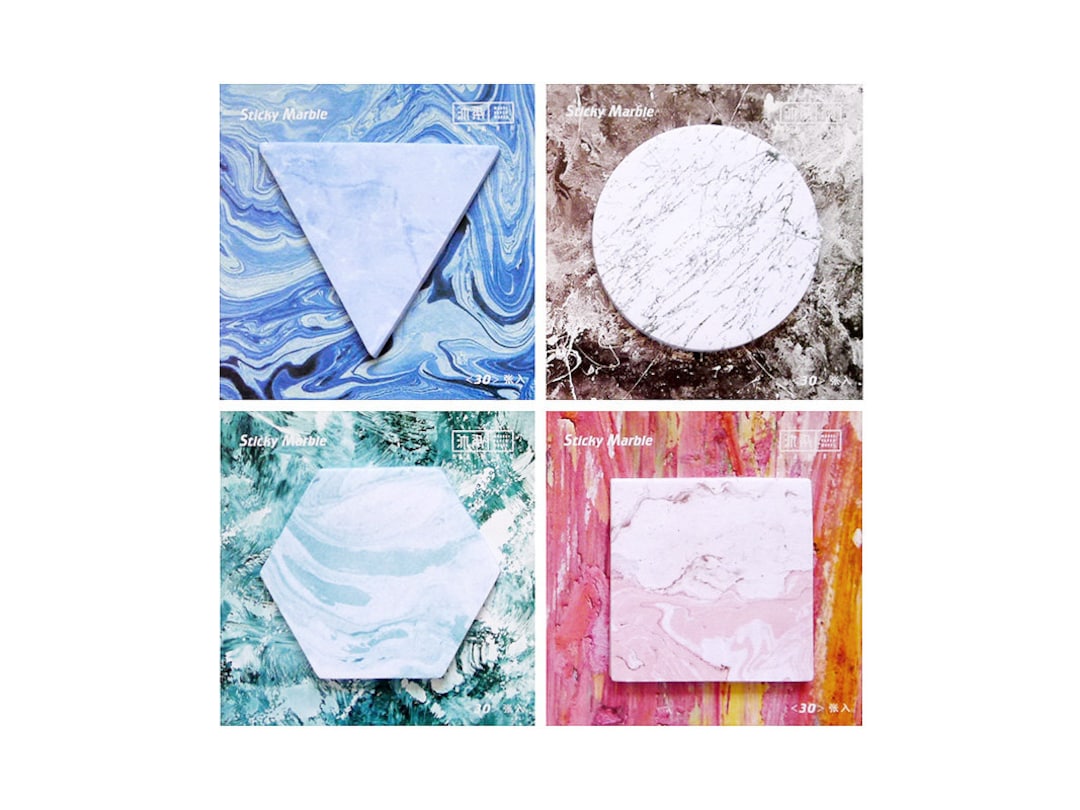 MARBLE GEOMETRIC (triangle, Circle, Hexagon, Square) Shaped Paper ...
