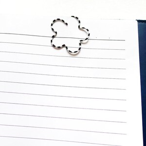 FLOWER Shaped Wire Paper Clips 3 Pack in Assorted Colors (1.25" X 1.5 ...