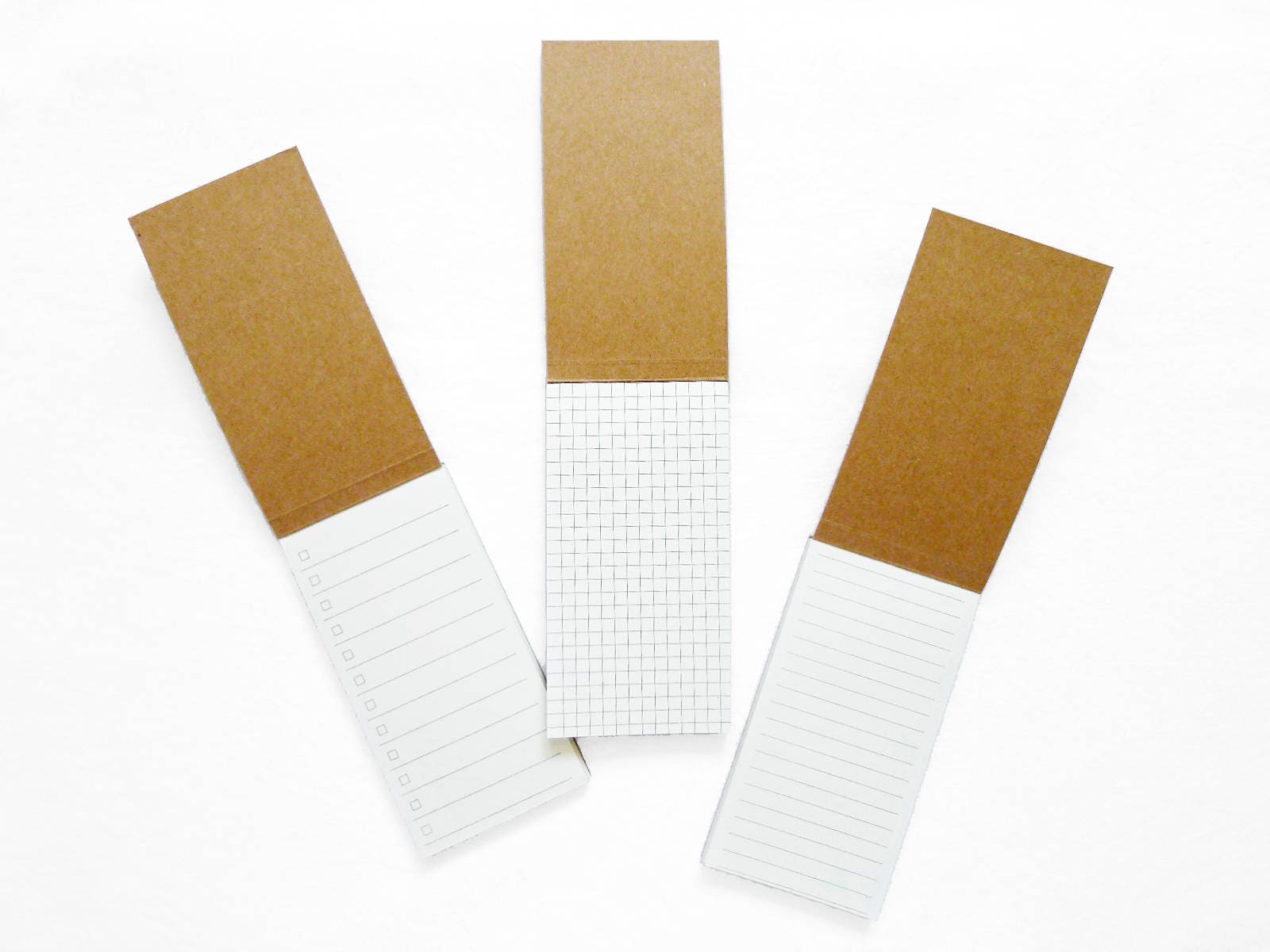 Kraft Cover Notepads (CHECKLIST, RULED, GRID) 50 Sheets - Etsy