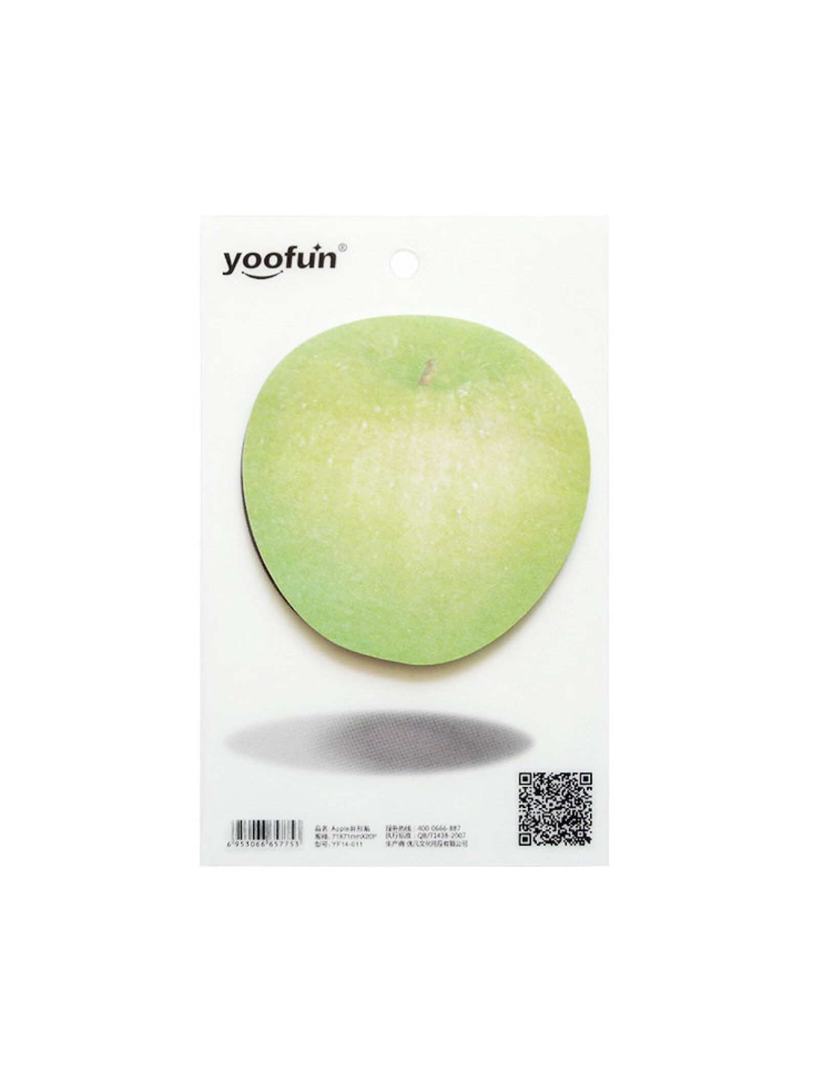 GREEN APPLE Shaped Paper Sticky Notes - Etsy