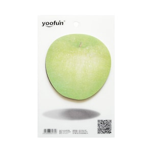 GREEN APPLE Shaped Paper Sticky Notes - Etsy