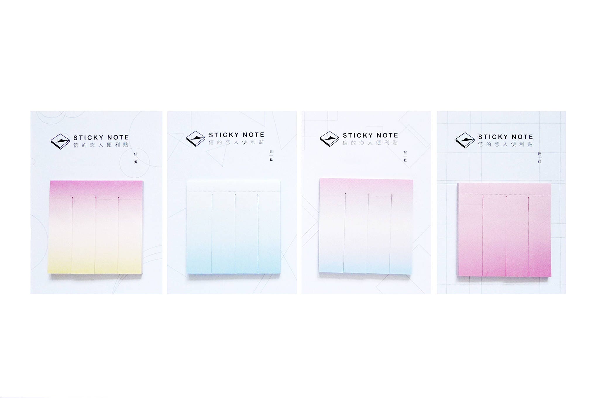 STICKY FLAGS in Assorted Pastel Colors (120 Flags) - Etsy