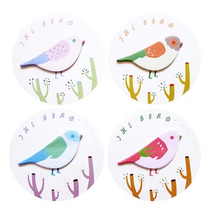 TWEET Birds Die Cut Paper Sticky Notes - Etsy