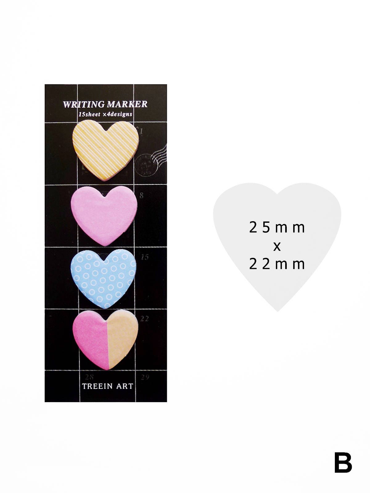WRITING MARKER Small Sticky Notes in Assorted Colors & Shapes (squares ...
