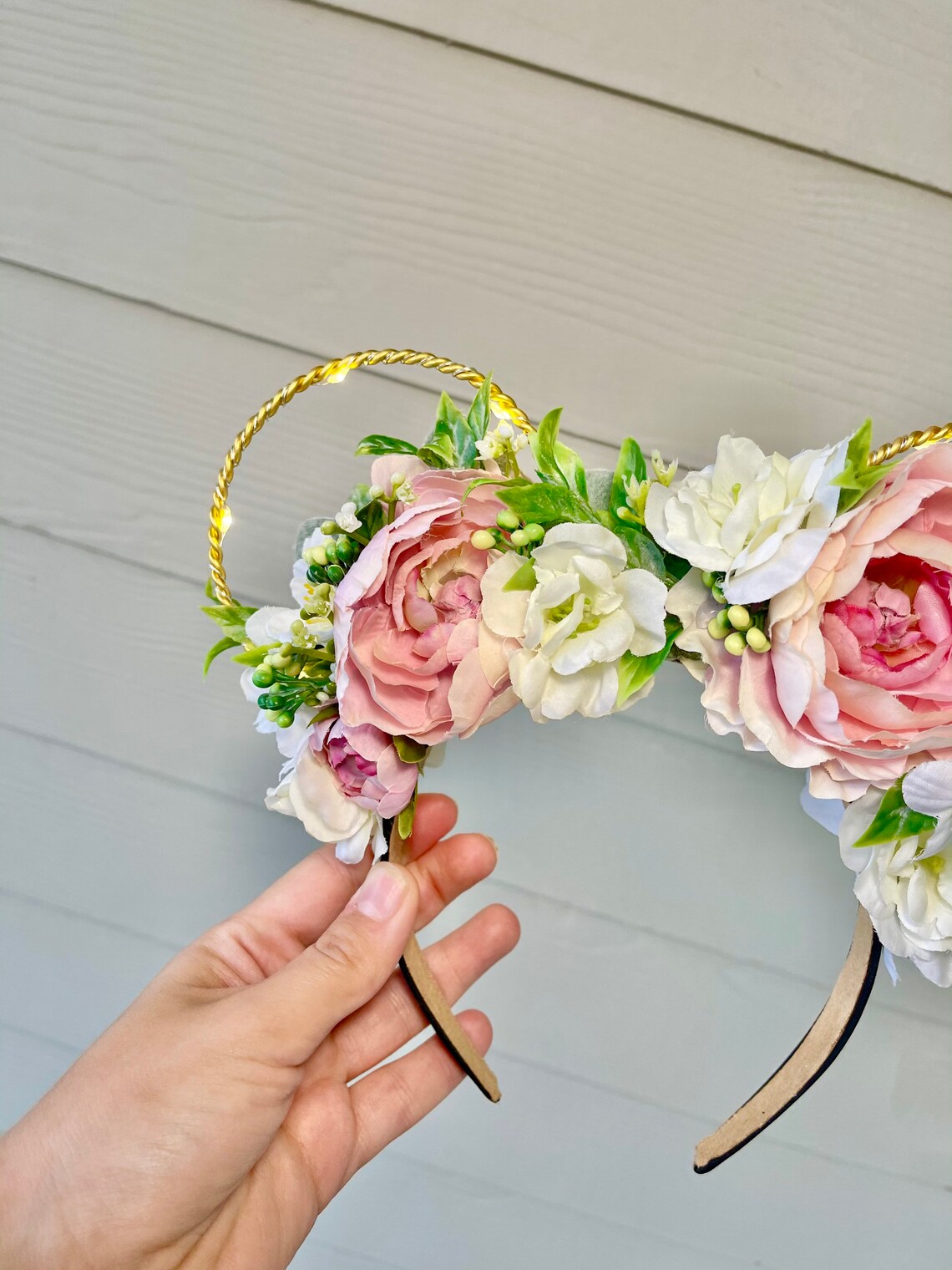 Pink Dream Mickey Ears / Princess Ears/ Minnie Ears / Floral - Etsy