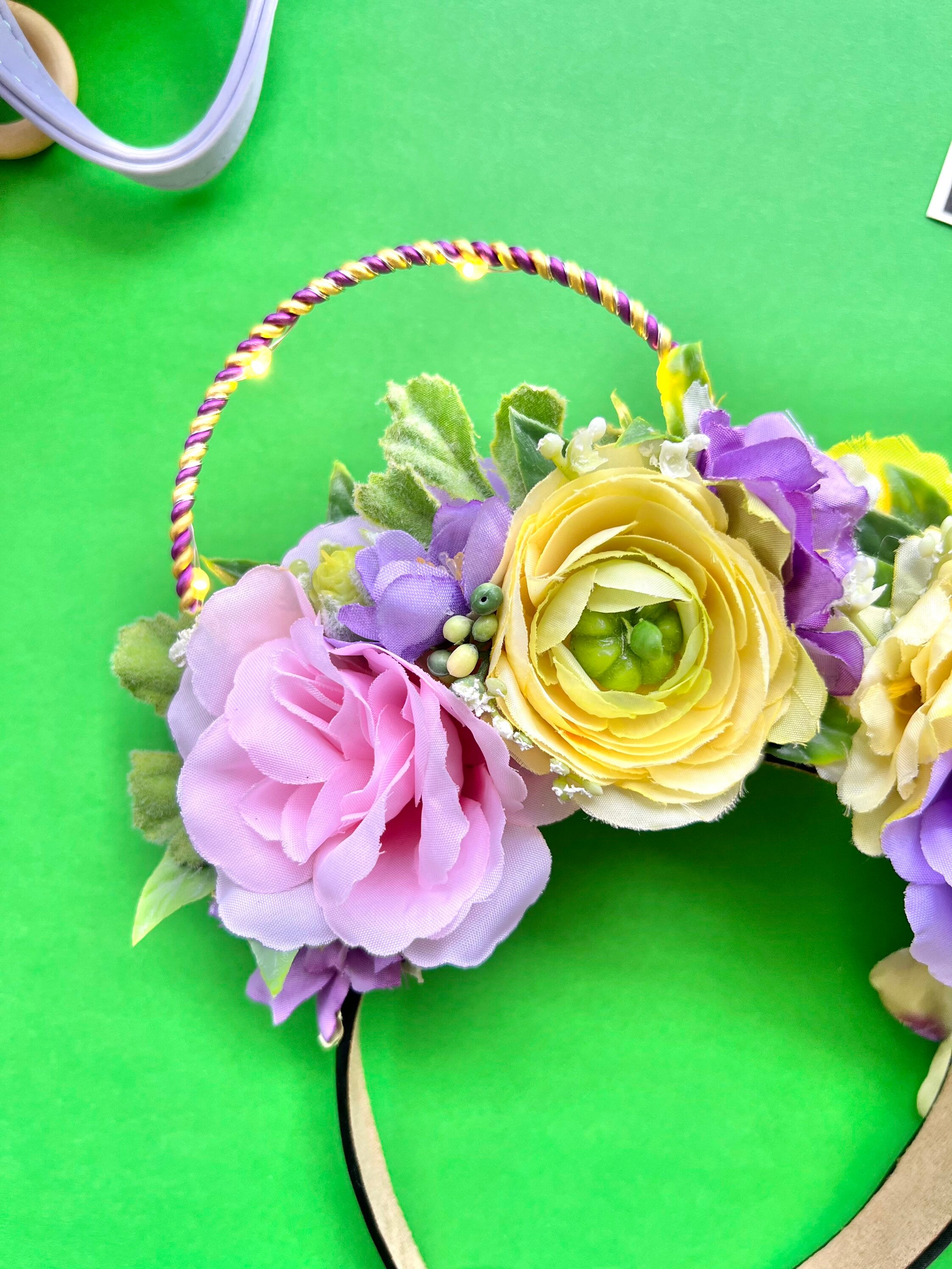 Rapunzel Inspired Disney Ears / Daisy Duck Mickey Ears / - Etsy