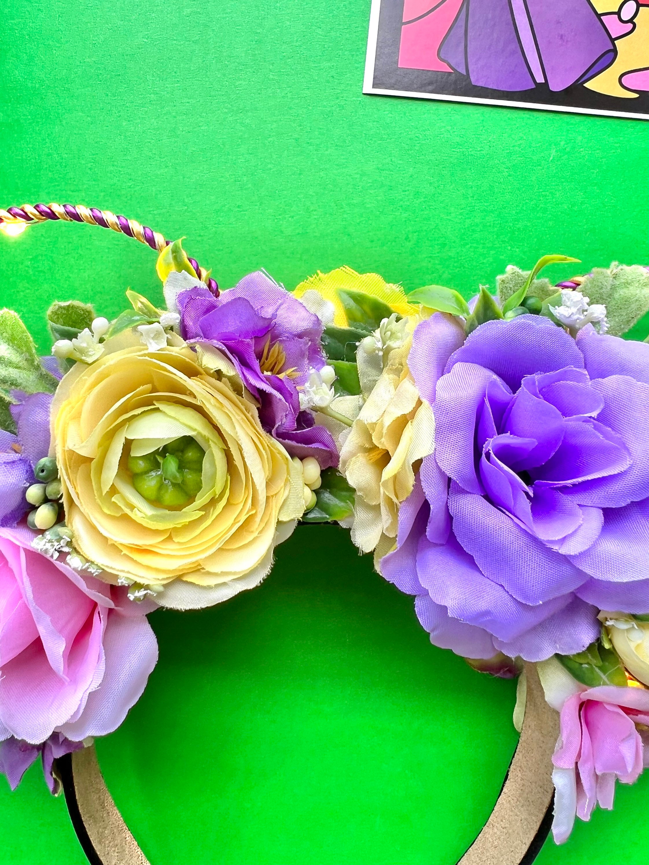 Rapunzel Inspired Disney Ears / Daisy Duck Mickey Ears / - Etsy