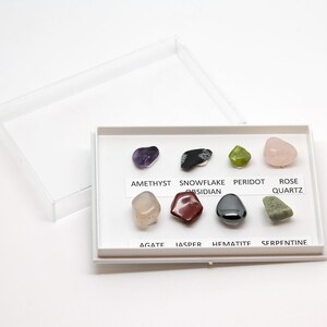 Gemstone Collection Gift Set Mini Assortment of Natural Tumbled ...