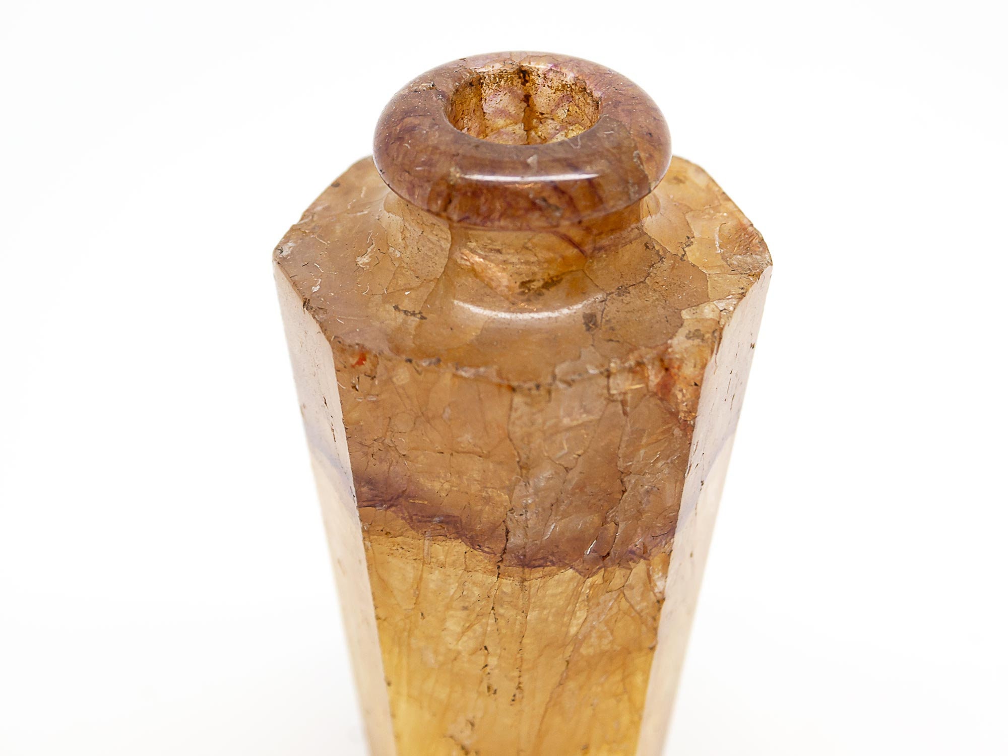 RARE Antique Blue John Perfume Bottle From England - Etsy